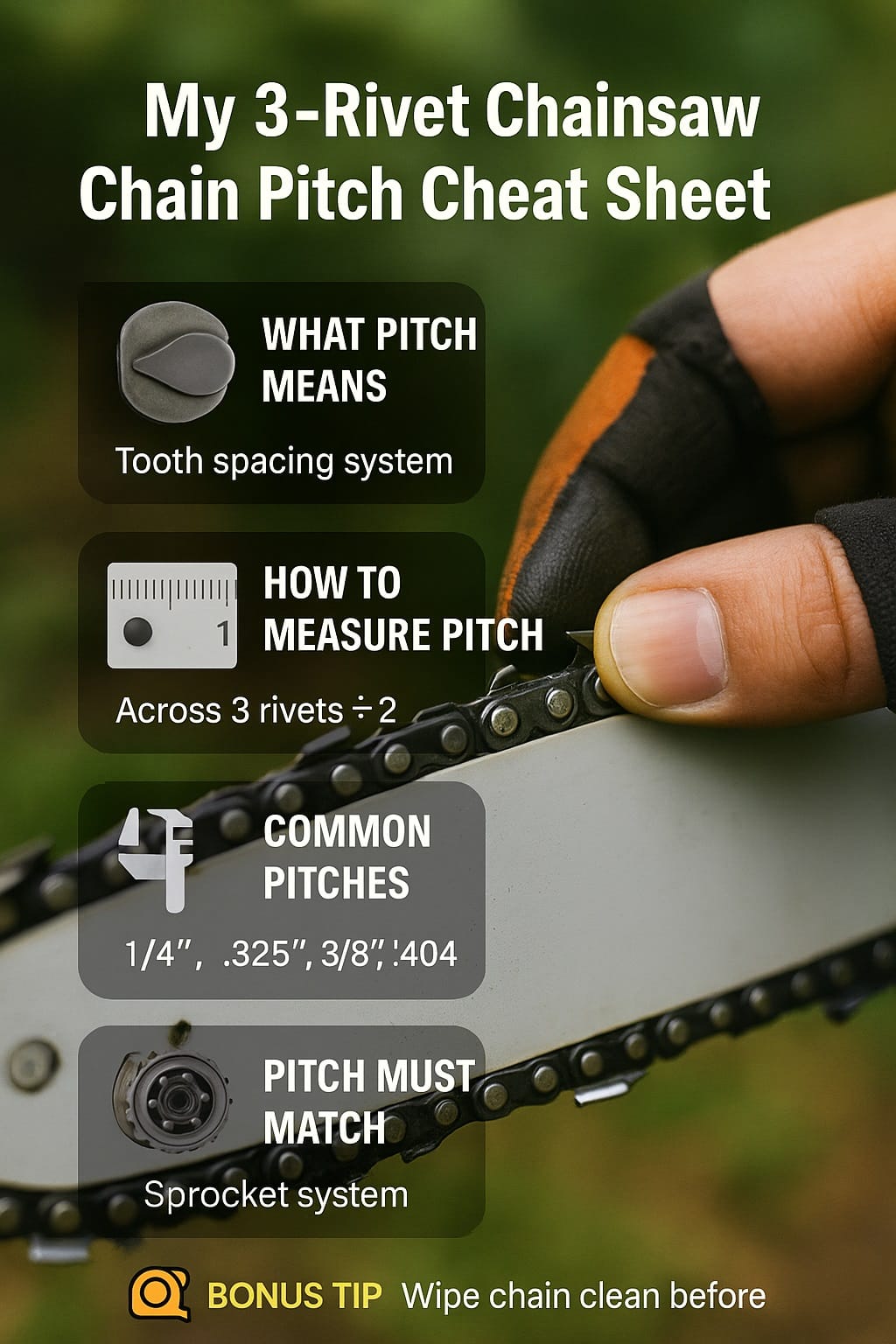 My Chainsaw Chain Pitch Explained (So I Stop Buying the Wrong Chain ...
